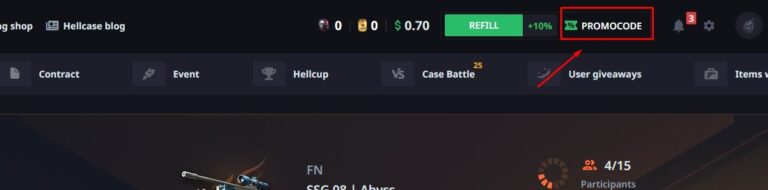 Hellcase Promo Code: 10% Deposit Bonus
