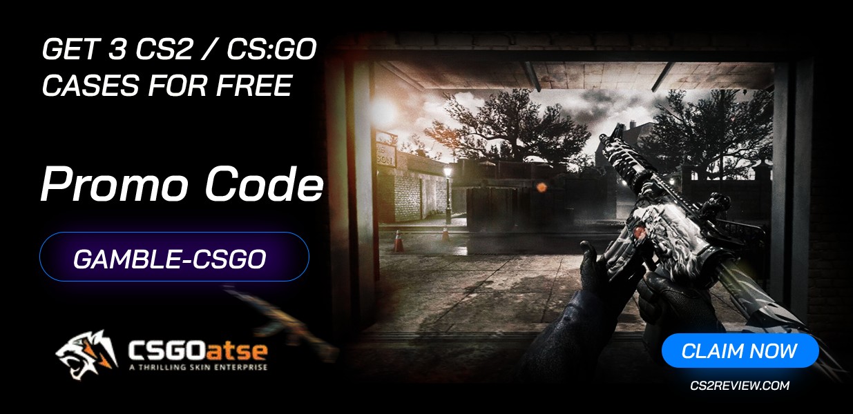 CSGOAtse Promo Code: Get 3 Free Cases for CS2
