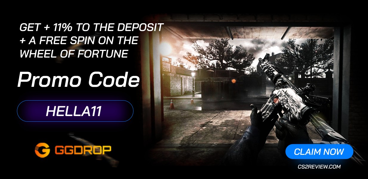 GGDrop Promo Code: Get + 11% to the Deposit